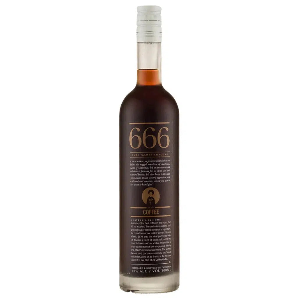 666 Coffee Pure Tasmanian Vodka 700ml