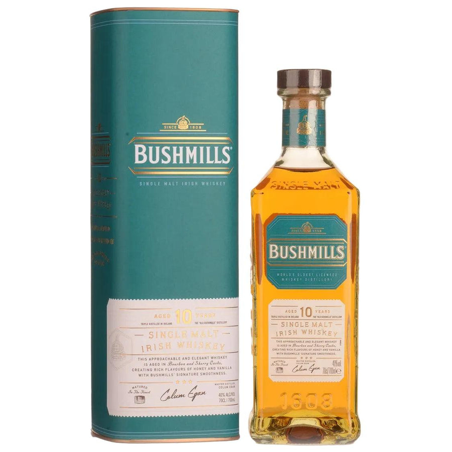 Bushmills 10 Year Old Single Malt Irish Whiskey 700ml