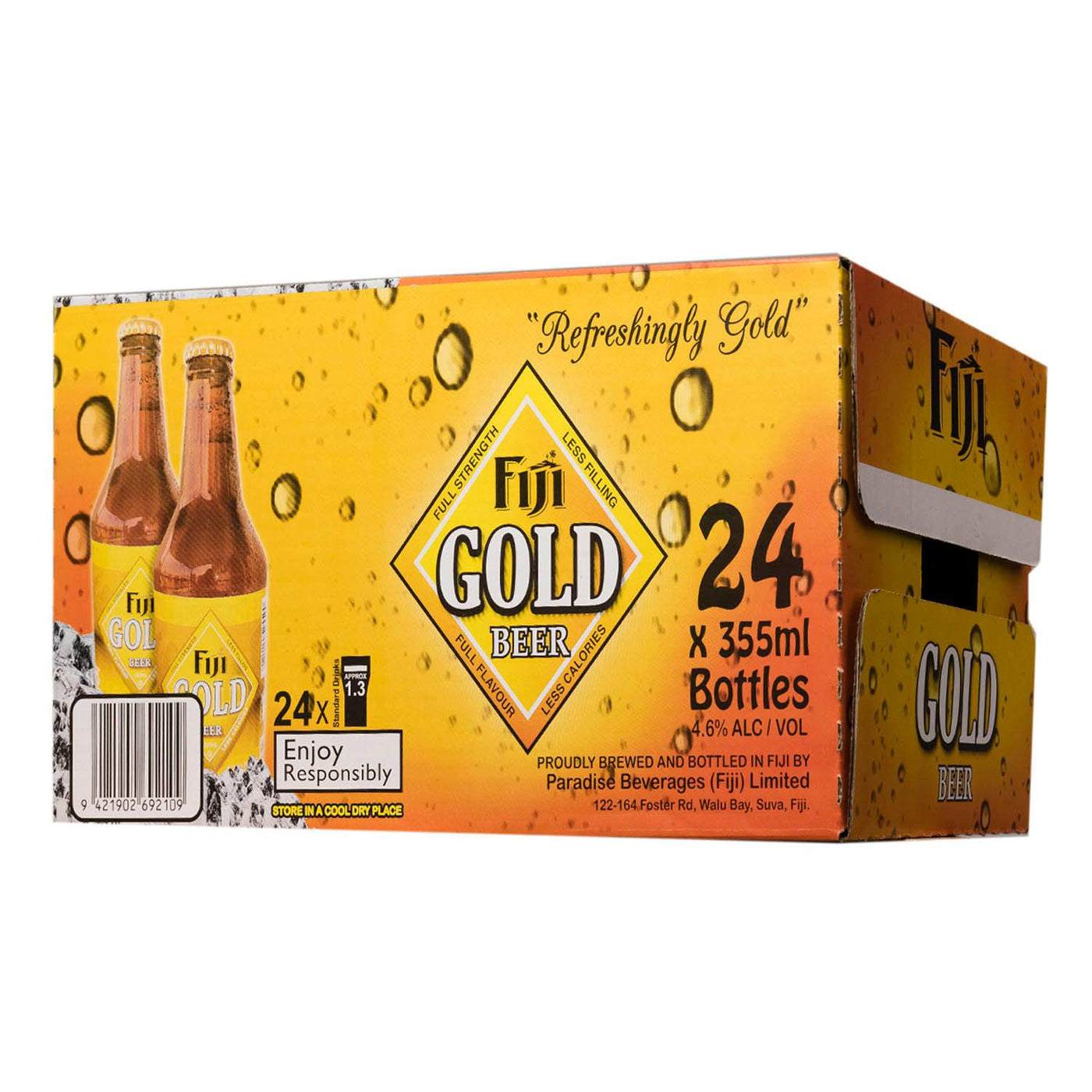 Fiji Gold Stubbies 355ml (24x355ml)