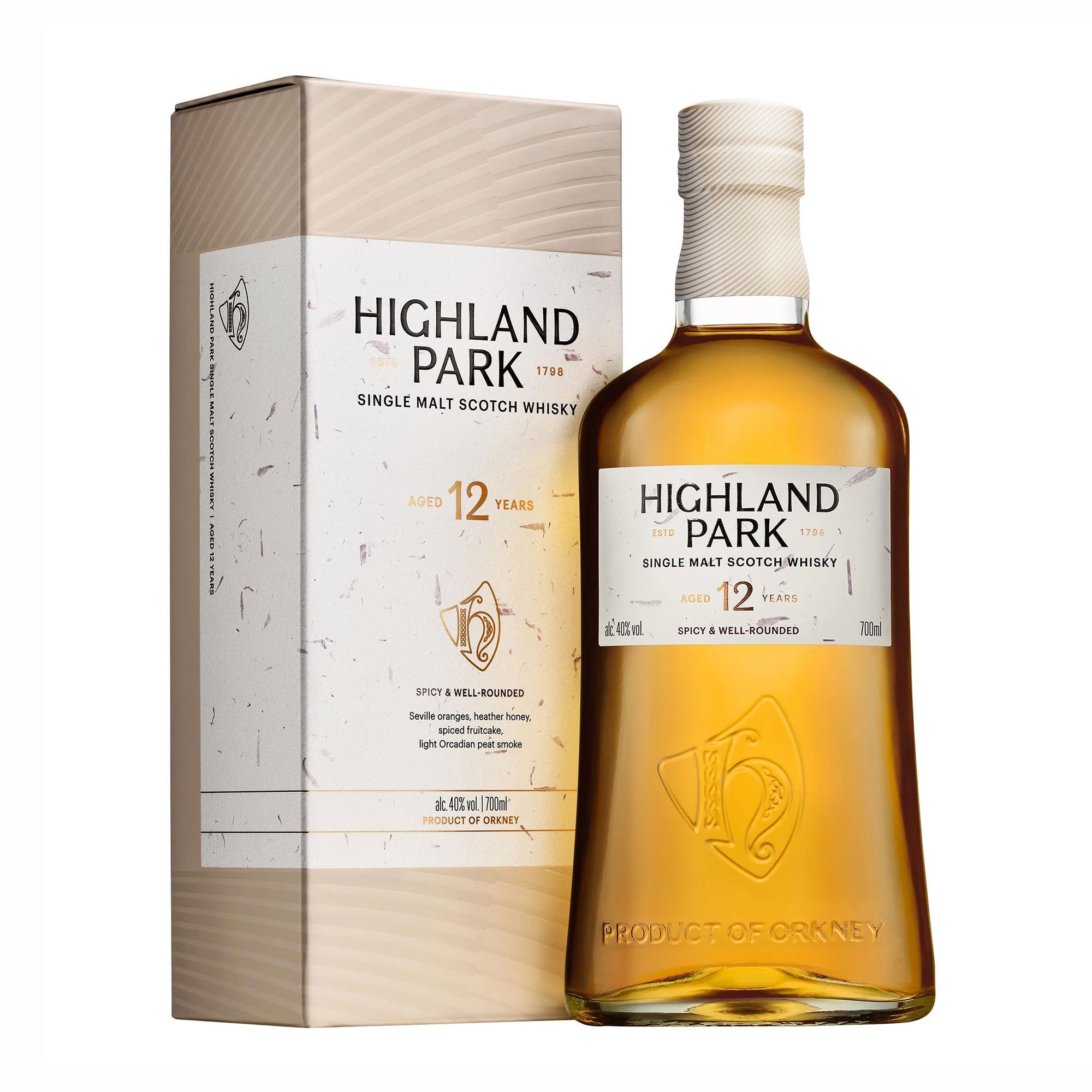 Highland Park Viking Honour 12 Year Old Single Malt Scotch Whisky 700m