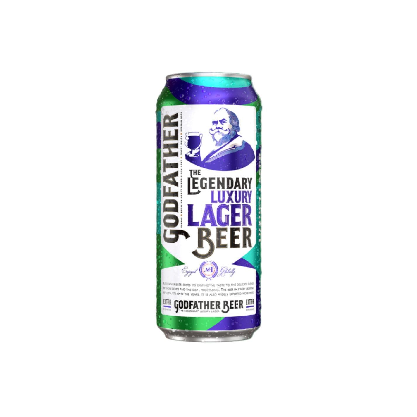 Godfather Premium Legendary Luxury Lager Beer 500ml