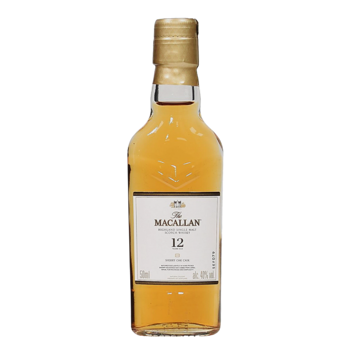 Macallan 12 Year Old Sherry Oak Whisky 50ml