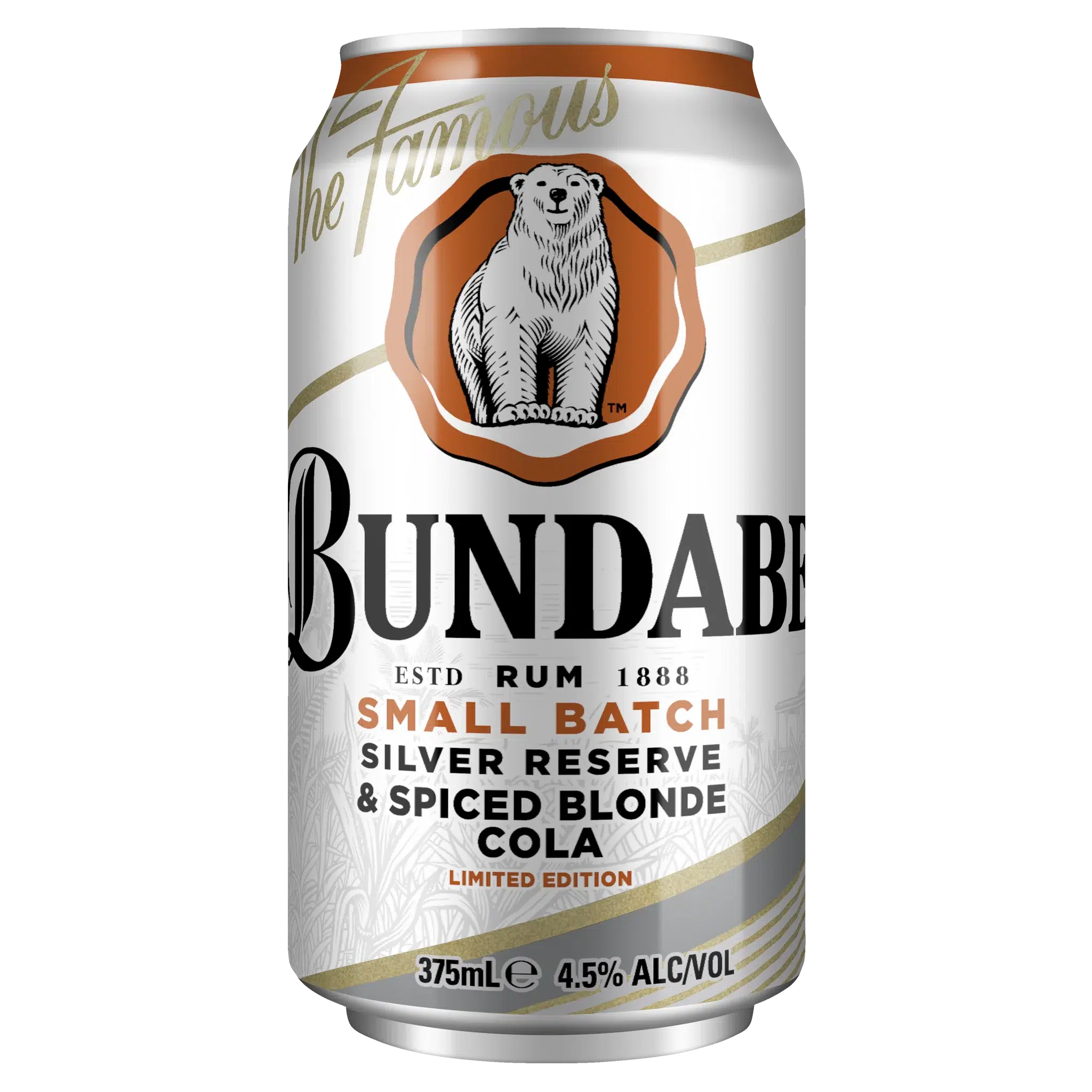 Bundaberg Small Batch Silver Reserve & Spiced Blonde Cola 375ml