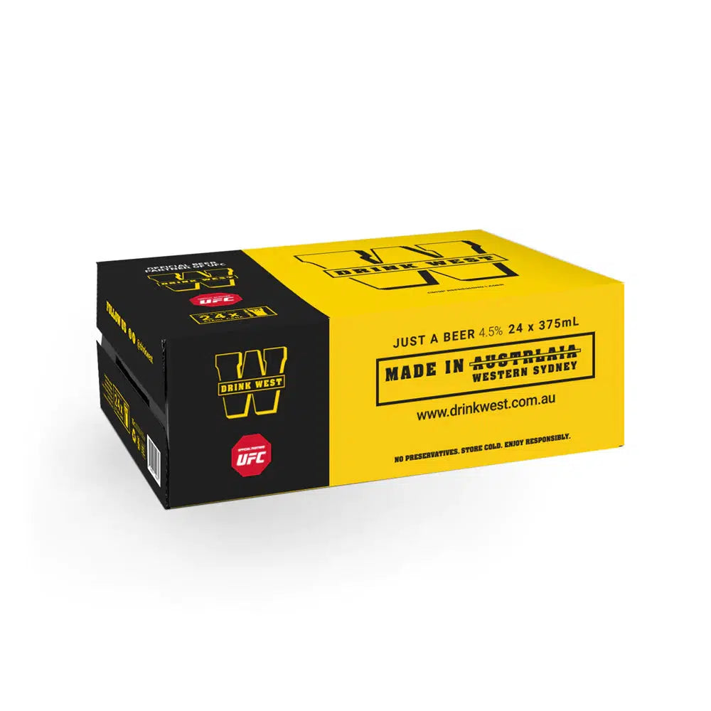 Drink West Lager 375ml