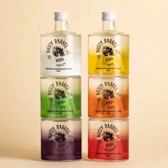 Rusty Barrel Limited Edition Flavoured Vodka Stack 3x250ml