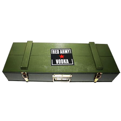 Kalashnikov Red Army Vodka 1L + 0.2L Grenade + 6 Shot Glasses